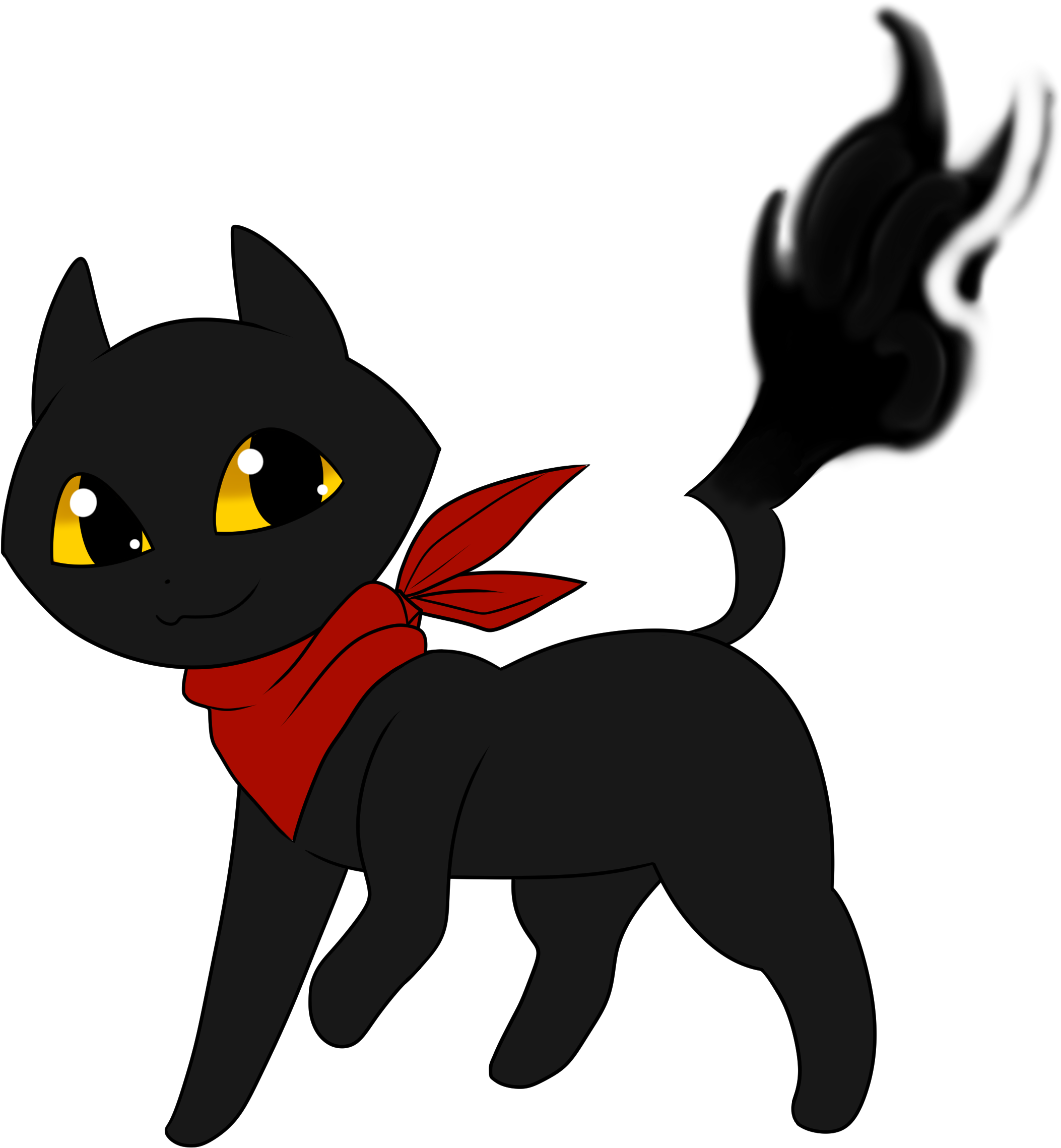 Digimon Clipart Cat - Cartoon (2200x2500), Png Download