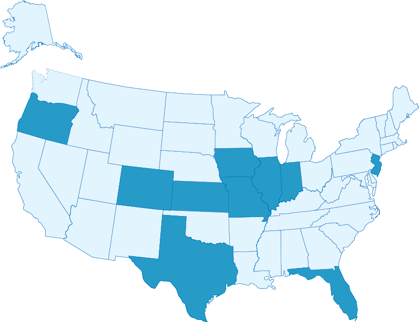 States - State Border Map (815x626), Png Download