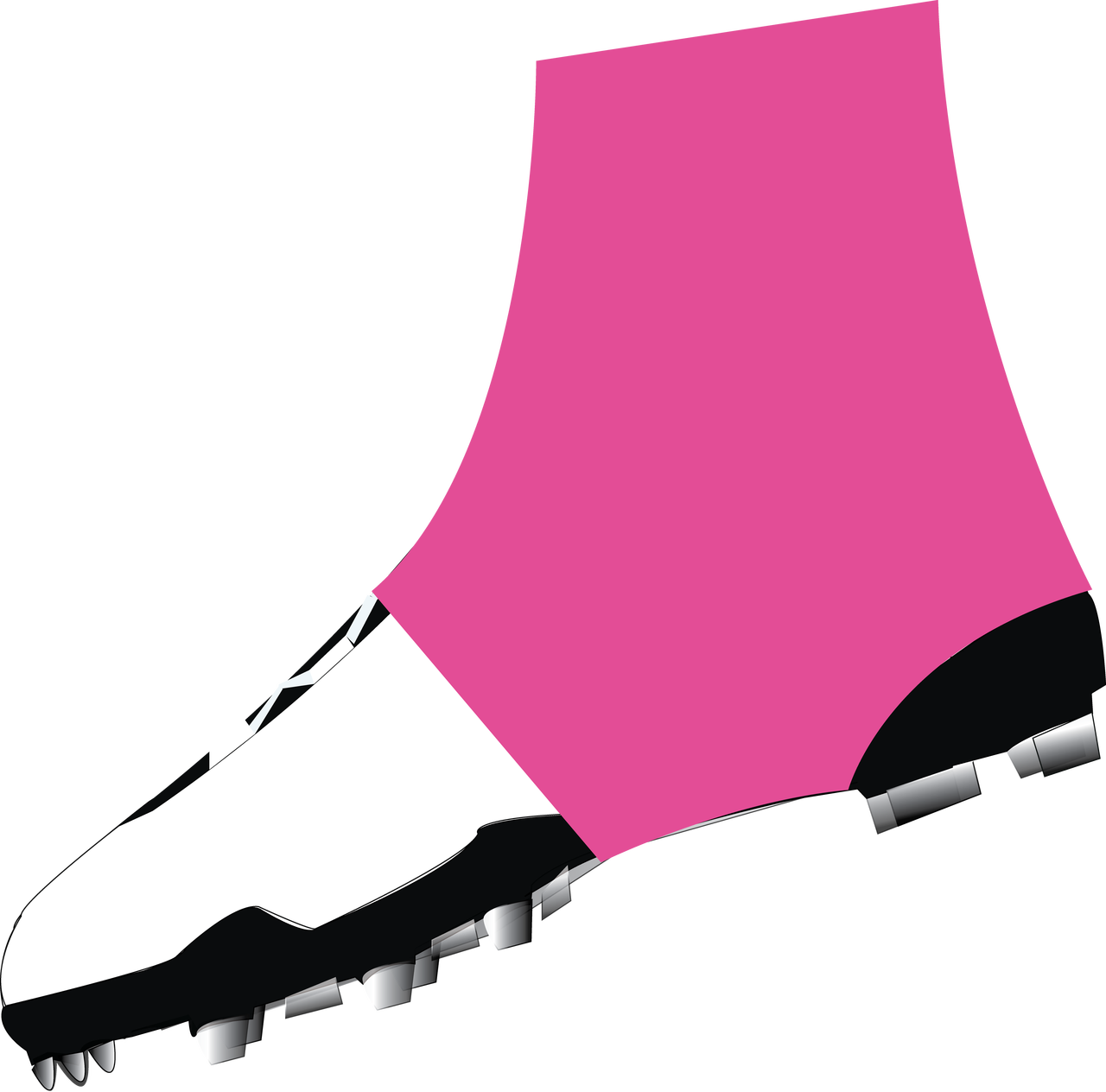 Breast Cancer Awareness Spats - Custom Football Spats (1280x1264), Png ...