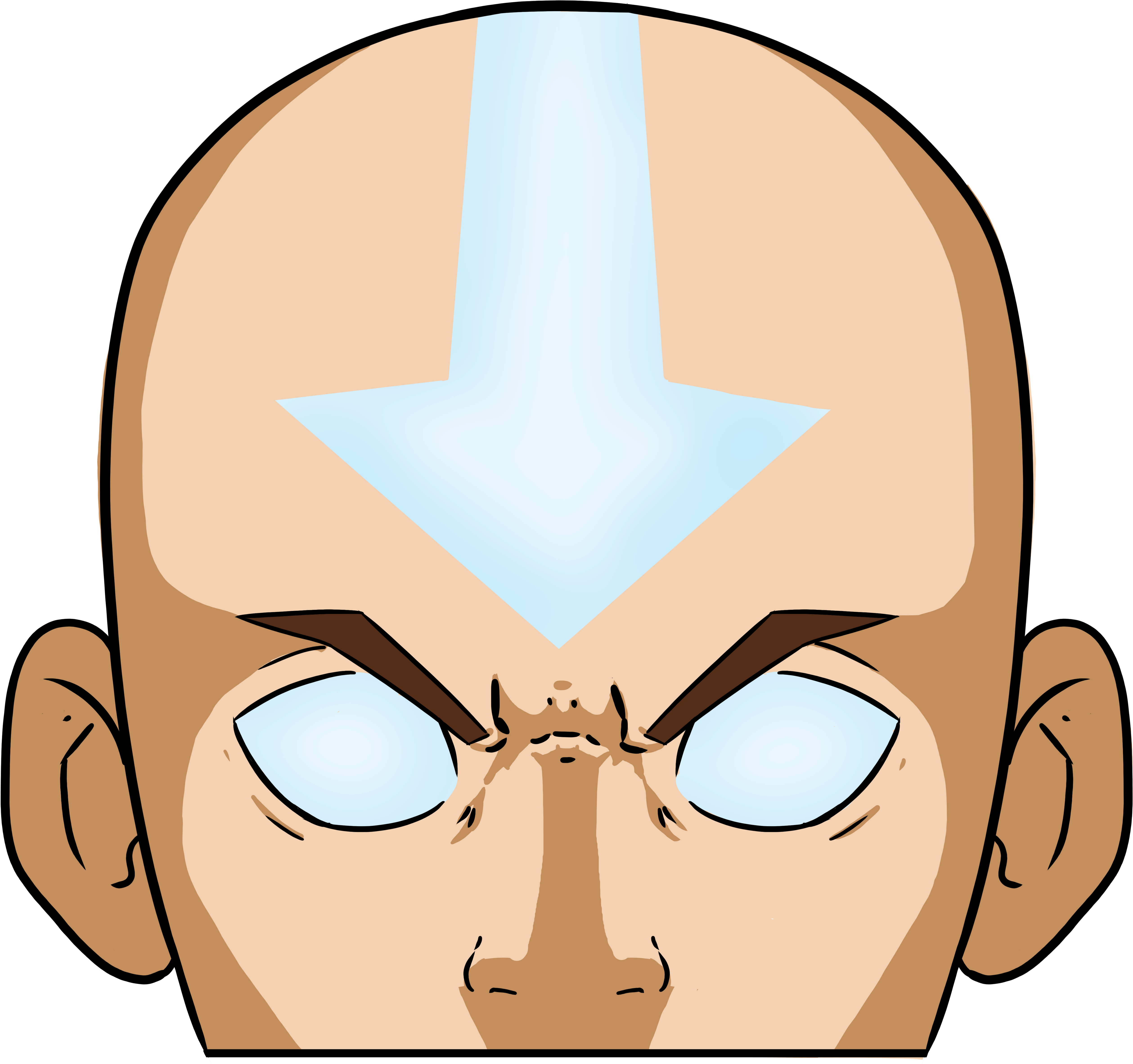 Download Aang Avatar State - Cartoon | Transparent PNG Download | SeekPNG