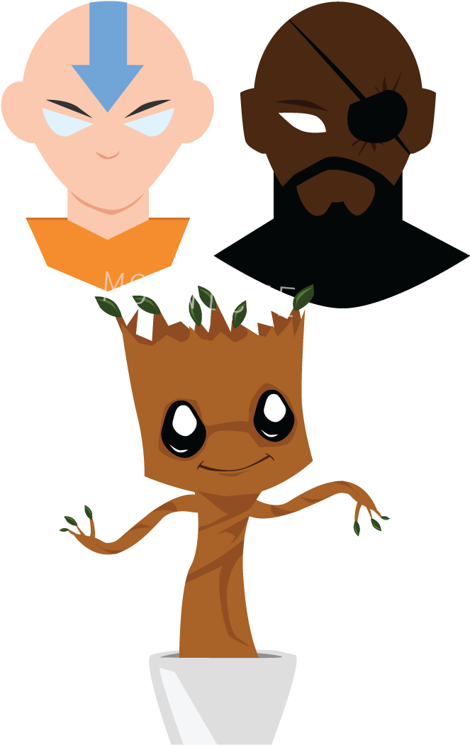 Aang Clipart Vector - Cartoon (720x1080), Png Download