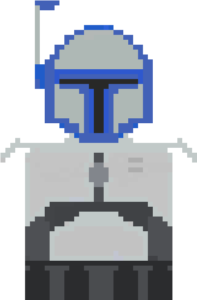 Jango Fett - Cartoon (500x720), Png Download