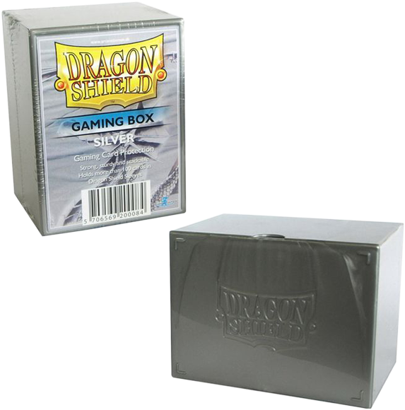 Deckbox Dragon Shield Gaming Box Silver - Dragon Shield Deck Box ...