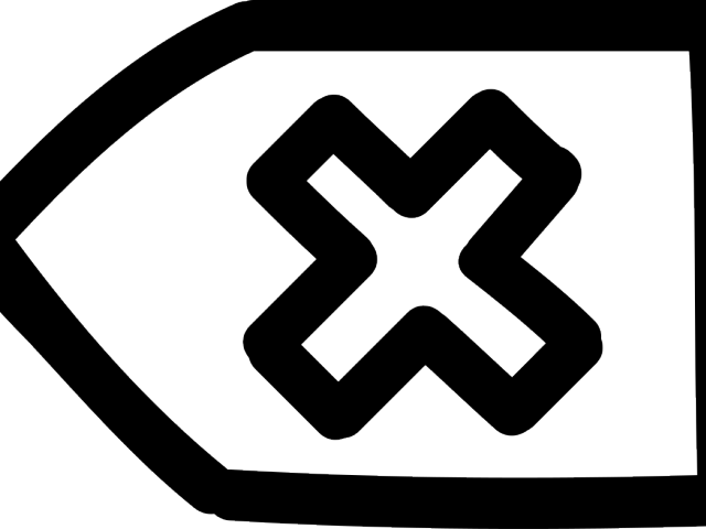 Download Drawn Cross Outline - Icon | Transparent PNG Download | SeekPNG