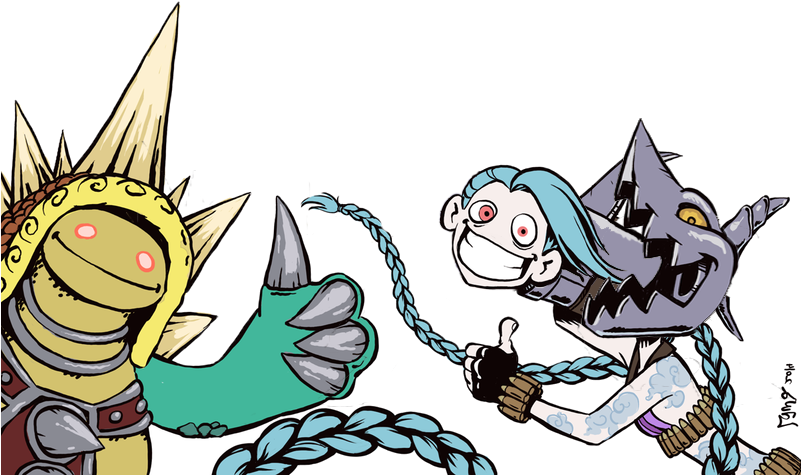 Reverse Jinx - Cartoon (800x564), Png Download