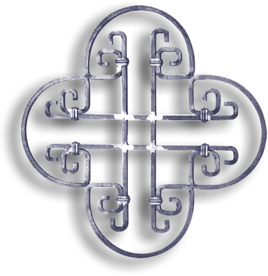 Decorative Forged Steel Panel - Emblem (1000x1000), Png Download