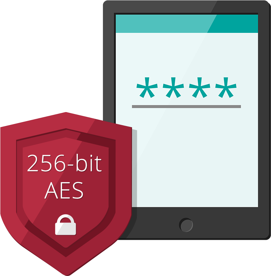 Device Security - 256 Aes Icon (900x900), Png Download