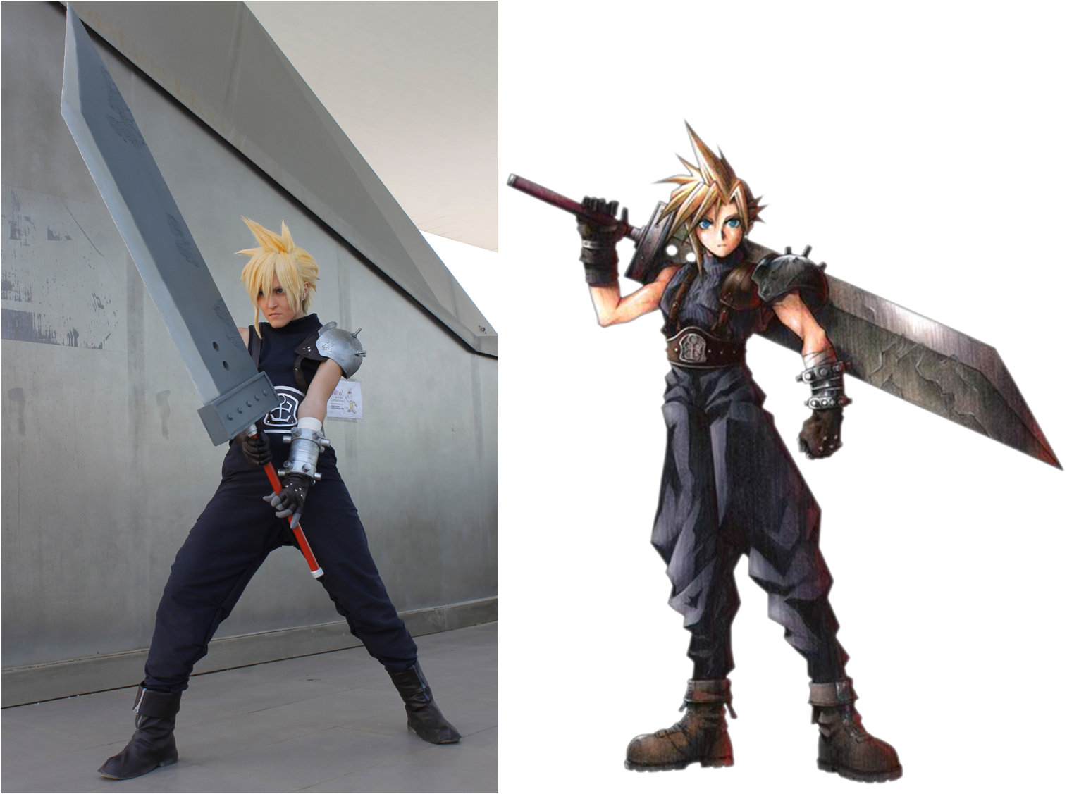 Cloud Strife (1514x1127), Png Download