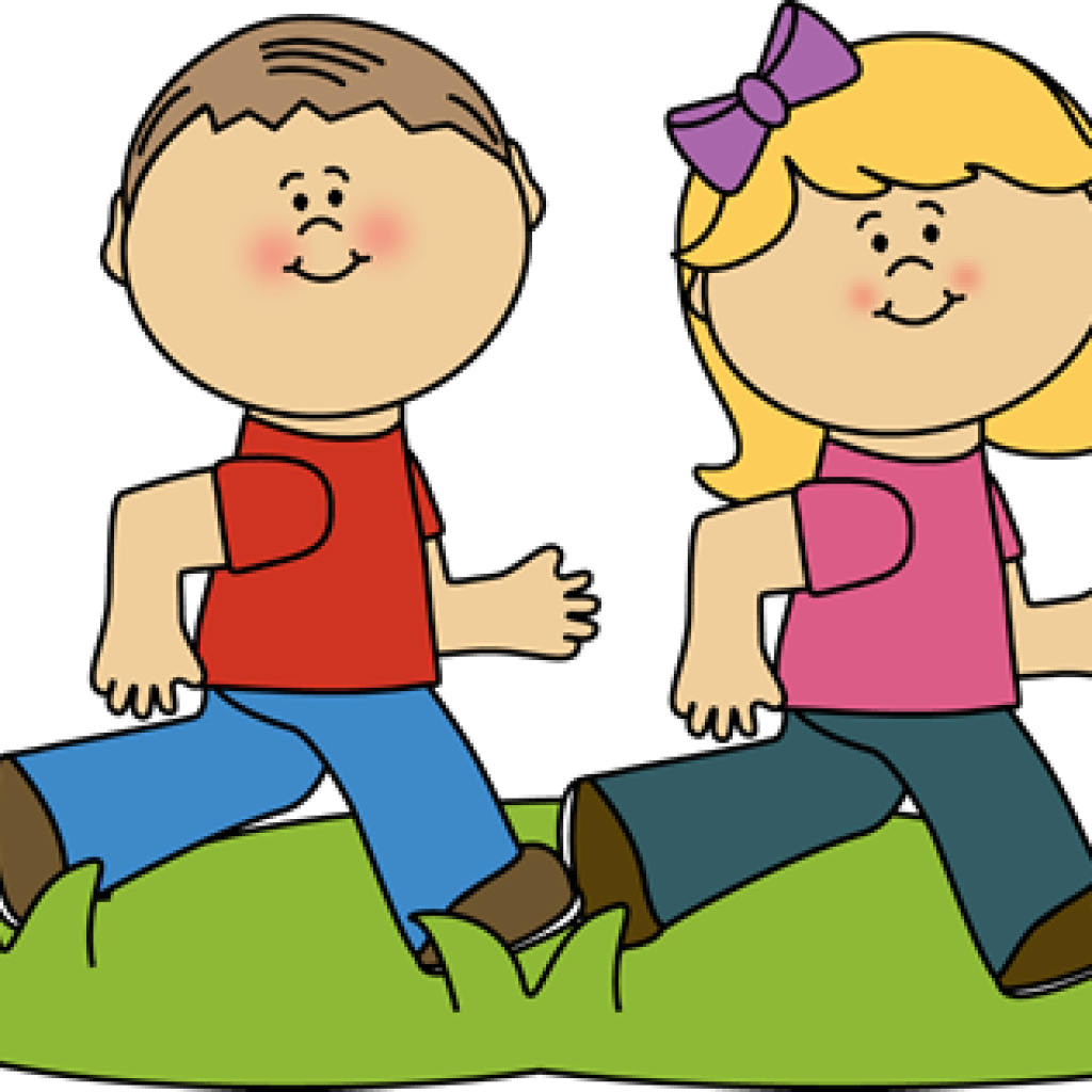 Download Clipart Running Kids Running At Recess Clip Art Kids - Clipart ...