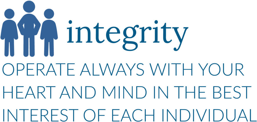 Values Integrity Text - Calligraphy (1000x546), Png Download