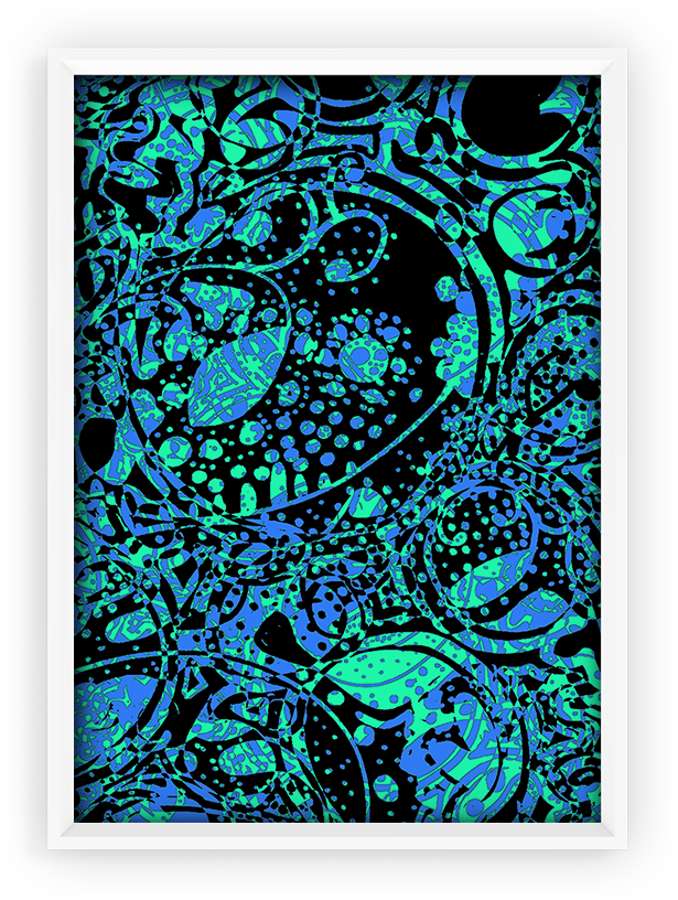 Silence Print 18″x24″ - Motif (700x826), Png Download