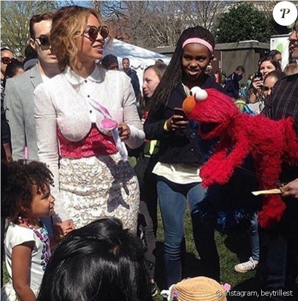 Beyoncé Knowles Et Sa Fille Blue Ivy Lors De La Fête - Beyonce Easter ...