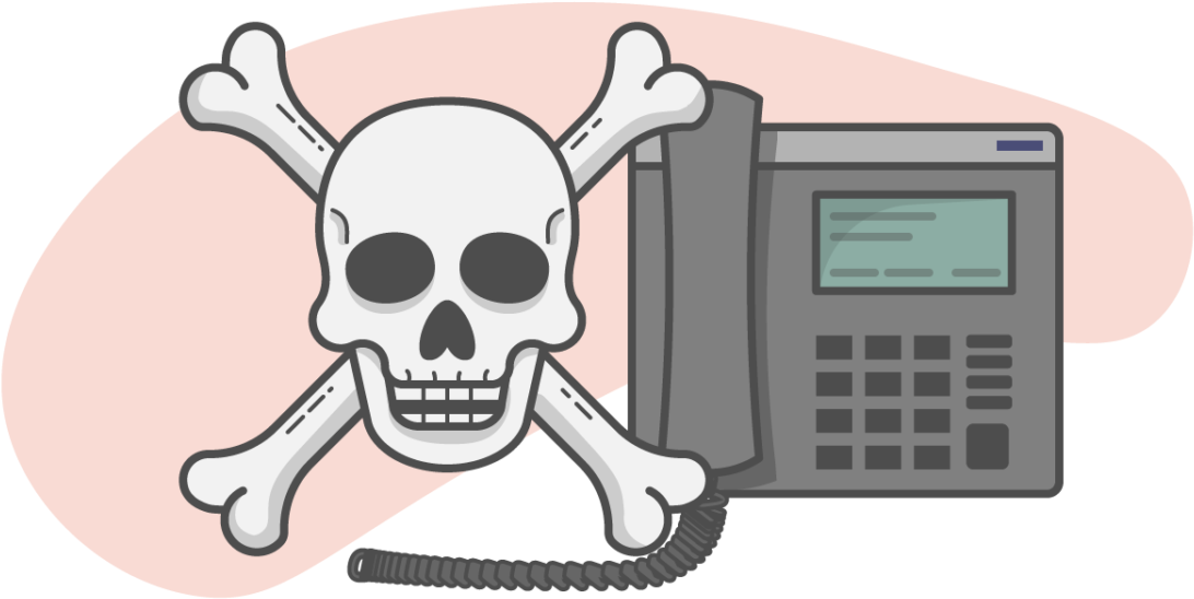 Download Cold Calling Is Dead - Illustration | Transparent PNG Download ...