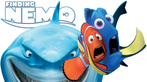 Finding Nemo Logo Png - Shark Transparent (500x281), Png Download