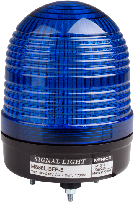 Beacon Steady & Flash Light, 86mm Blue Lens, Stud Mount, - Light-emitting Diode (800x800), Png ...