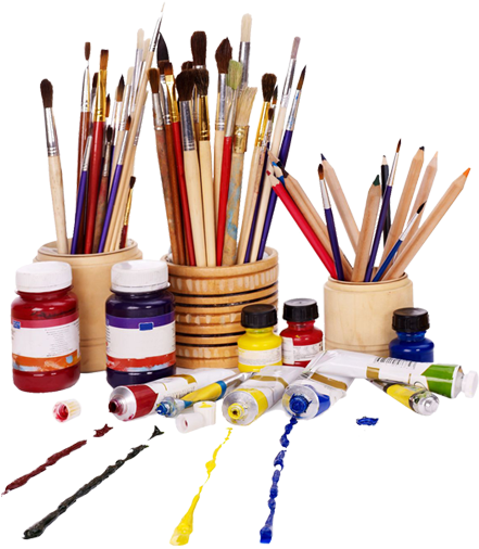 Download Art Supplies Png Vector Library Library - Art Supplies Png ...