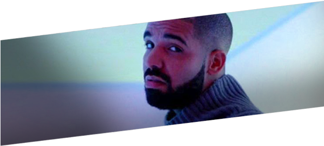 Hotline Bling - Drake - Buzz Cut (640x308), Png Download