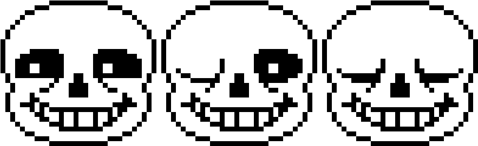 Download Just Some Sans Battle Faces I Made - Sans Head Png ...