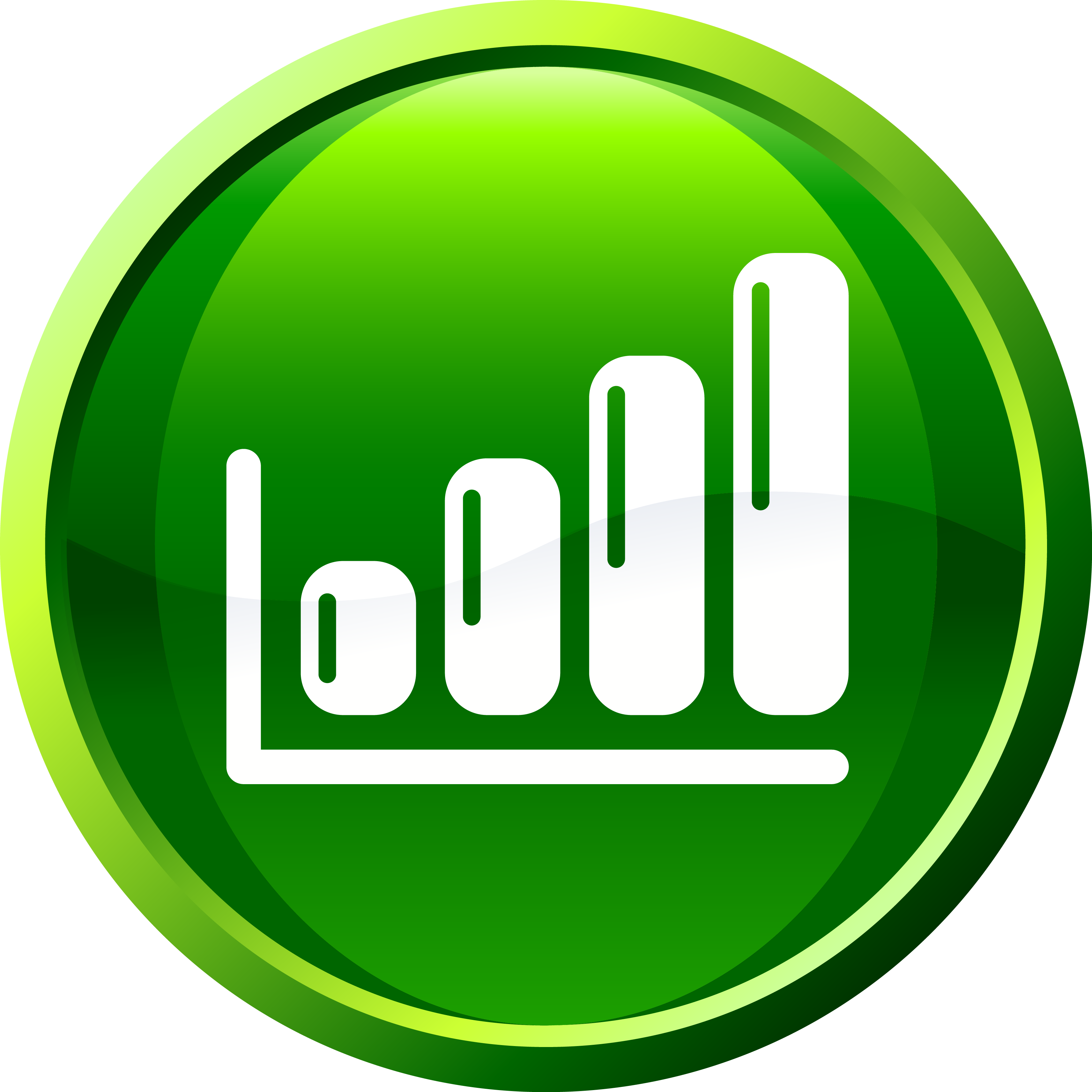 Data Icon Png Kapcsolatokdata Icon - Circle (3423x3423), Png Download