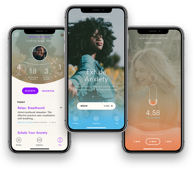 Inscape App 3 Up - Iphone (652x640), Png Download
