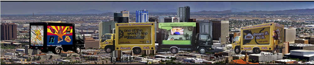 Phoenix Az Mobile Billboard Advertising (1000x348), Png Download