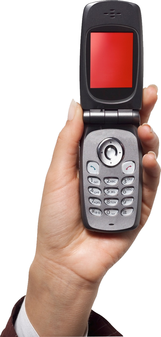 Phone In Hand Png, Download Png Image With Transparent - Holding A Flip ...