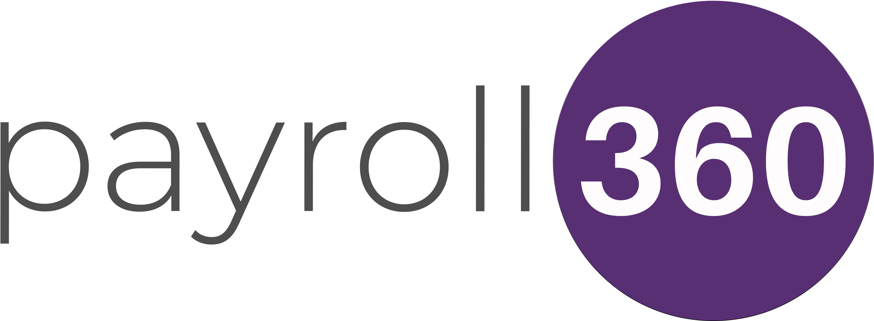 Payroll 360 Original Final Logo Transparent Background - Circle ...