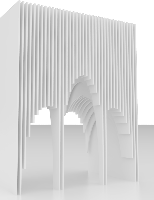 Temple 2 Front - Arch (611x814), Png Download