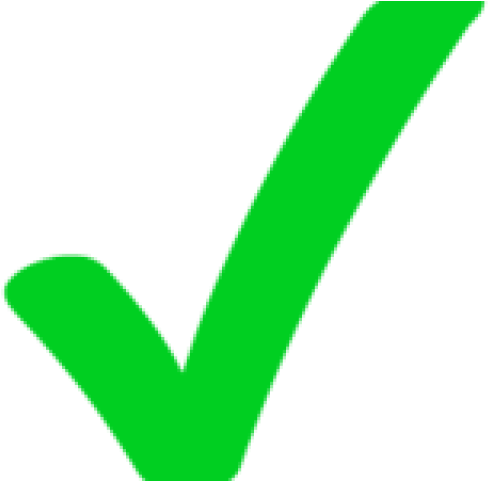 Green Tick Clipart Transparent Background (640x480), Png Download