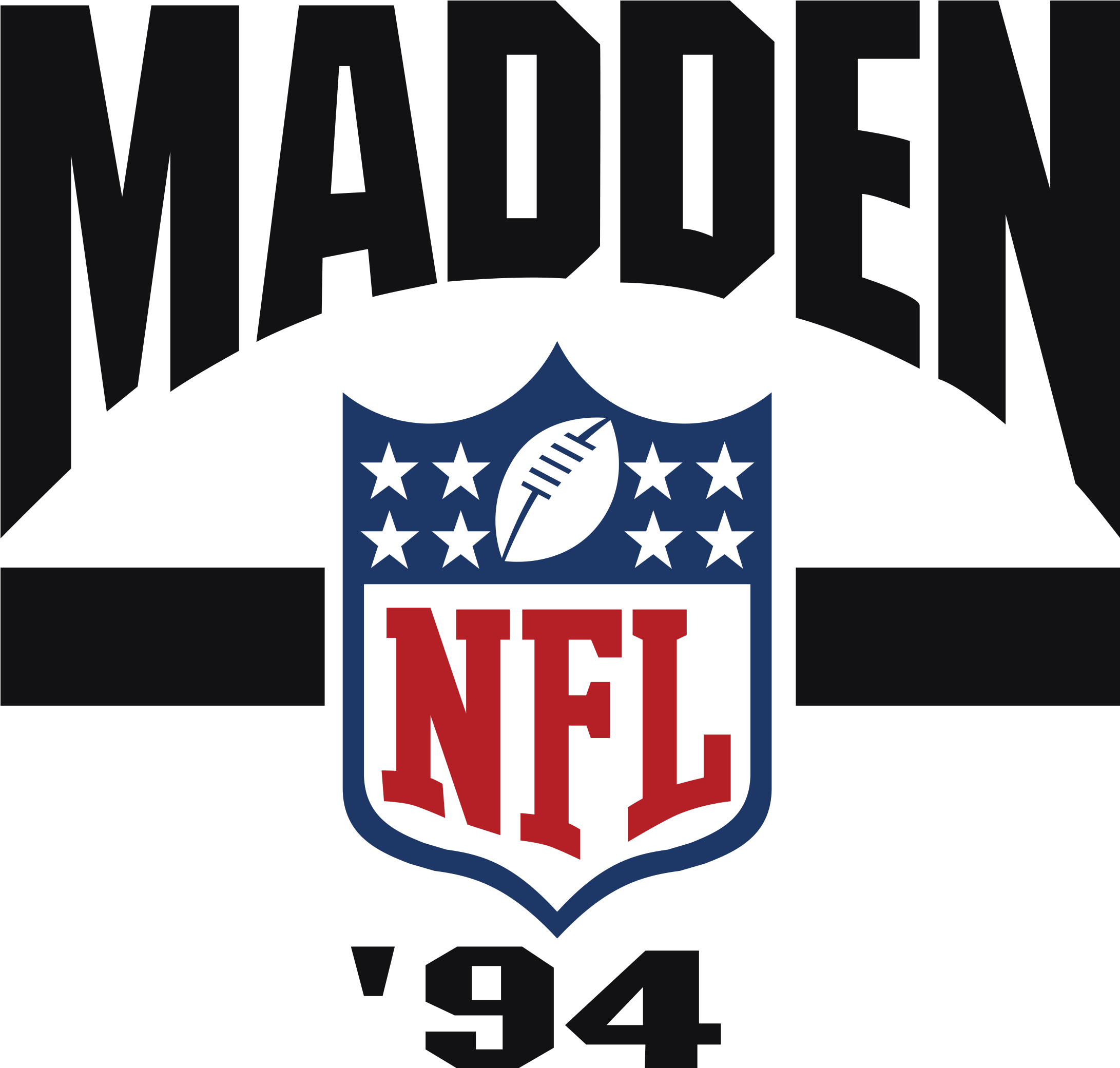 Logo Madden Nfl '94 - Vector (3830x2123), Png Download