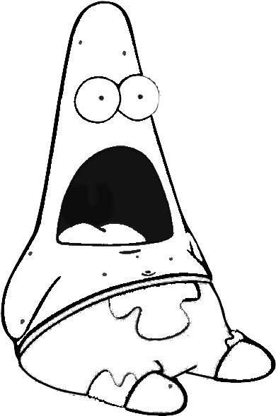 Patrick Surprised Face Png