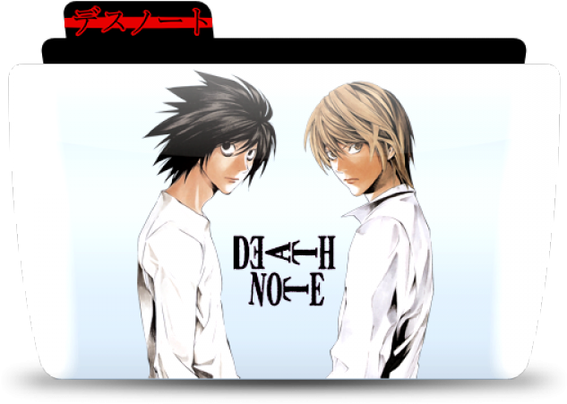 Folder Icons Death Note - Death Note (640x480), Png Download