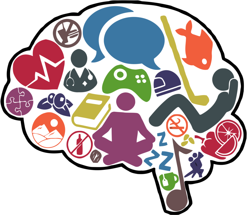 Brain - Happy Brain Clip Art (1000x870), Png Download