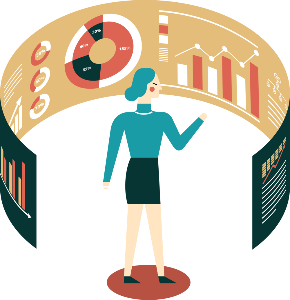 Data Visualization & - Illustration (1000x1035), Png Download