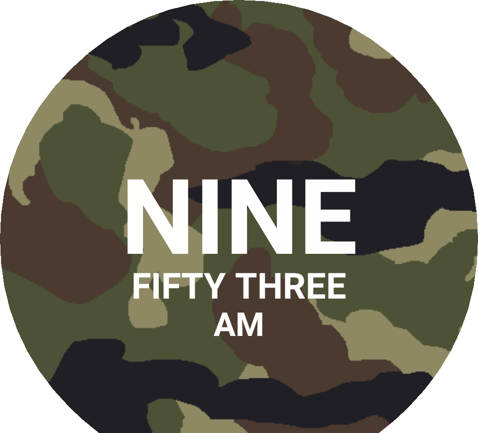 Camo Modern Watch Face Preview (960x870), Png Download