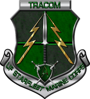 Uf Starfleet Marine Corp - Crest (350x381), Png Download
