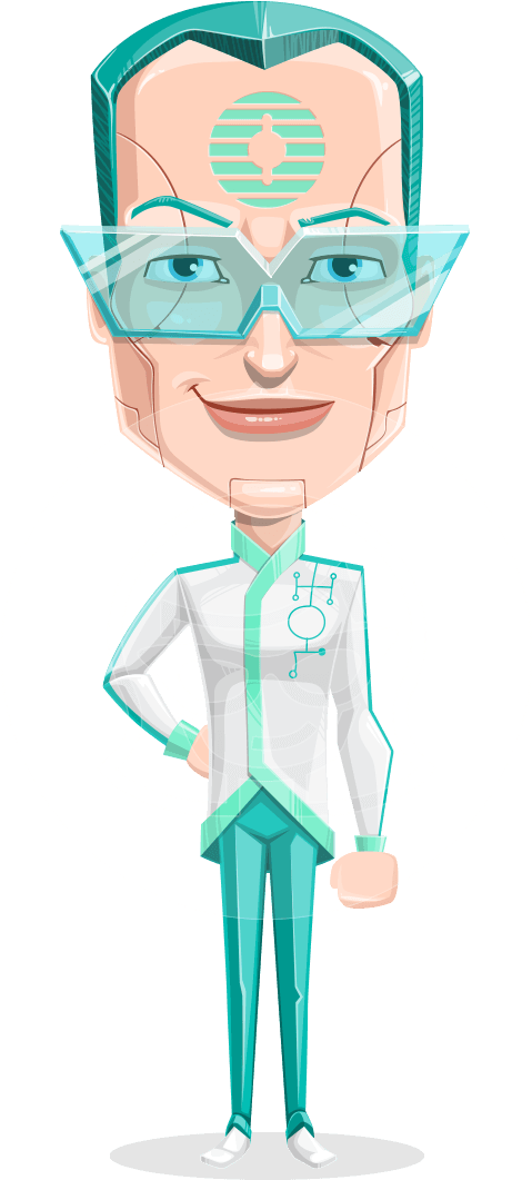 Download Elton The Elegant Cyborg Man - Cartoon | Transparent PNG ...
