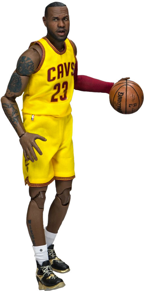 Nba Basketball - Enterbay Lebron 1 9 (501x1000), Png Download