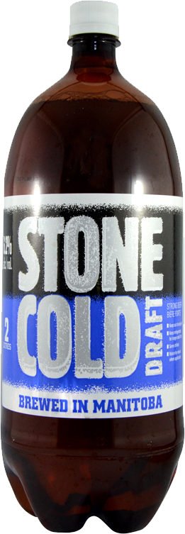 Two Rivers Stone Cold Draft - Stone Cold Beer Manitoba (261x753), Png ...