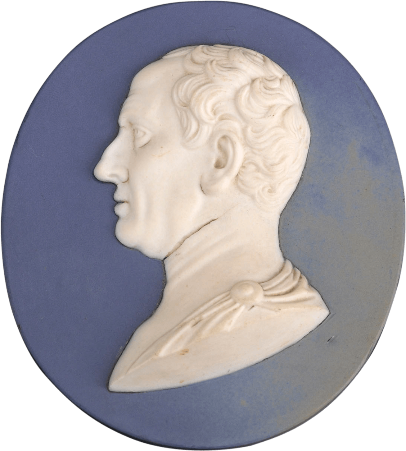 Download Wedgwood & Bentley Blue Jasper Medallion Of Solon - Bust ...