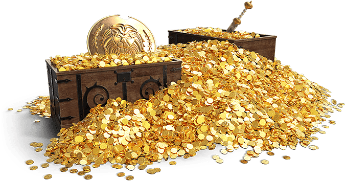 25,000 Gold - Gold Treasure Png (799x600), Png Download