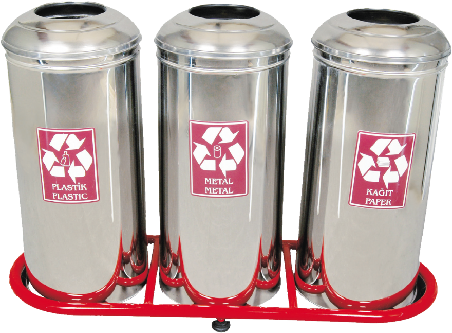 Tm 243 Recycle Bin Stand Stainless - Cup (1000x1559), Png Download
