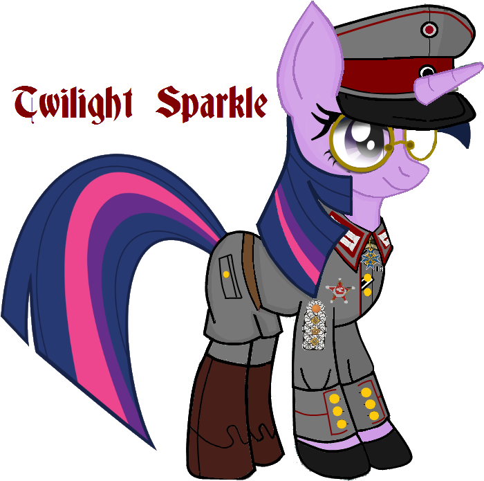 Dämmerung Sprühen Age - Twilight Sparkle Nazi (738x776), Png Download