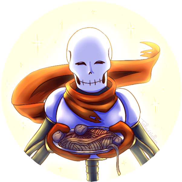 Pins Papyrus - Papyrus Undertale (632x613), Png Download