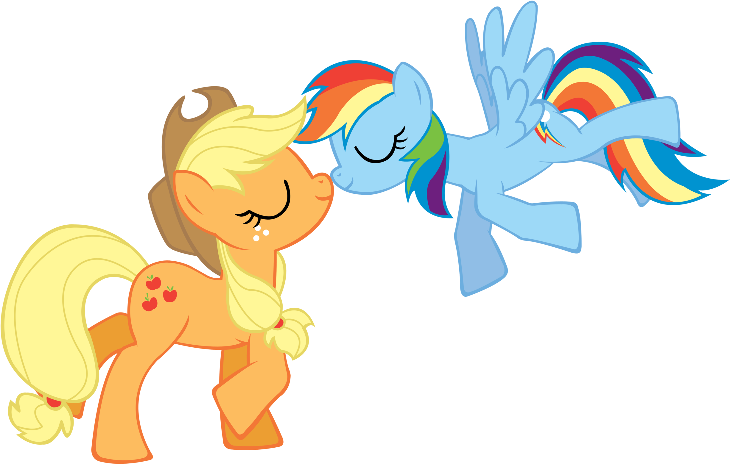 Download Appledash / Applejack X Rainbow Dash - Apple Jack X Rainbow ...