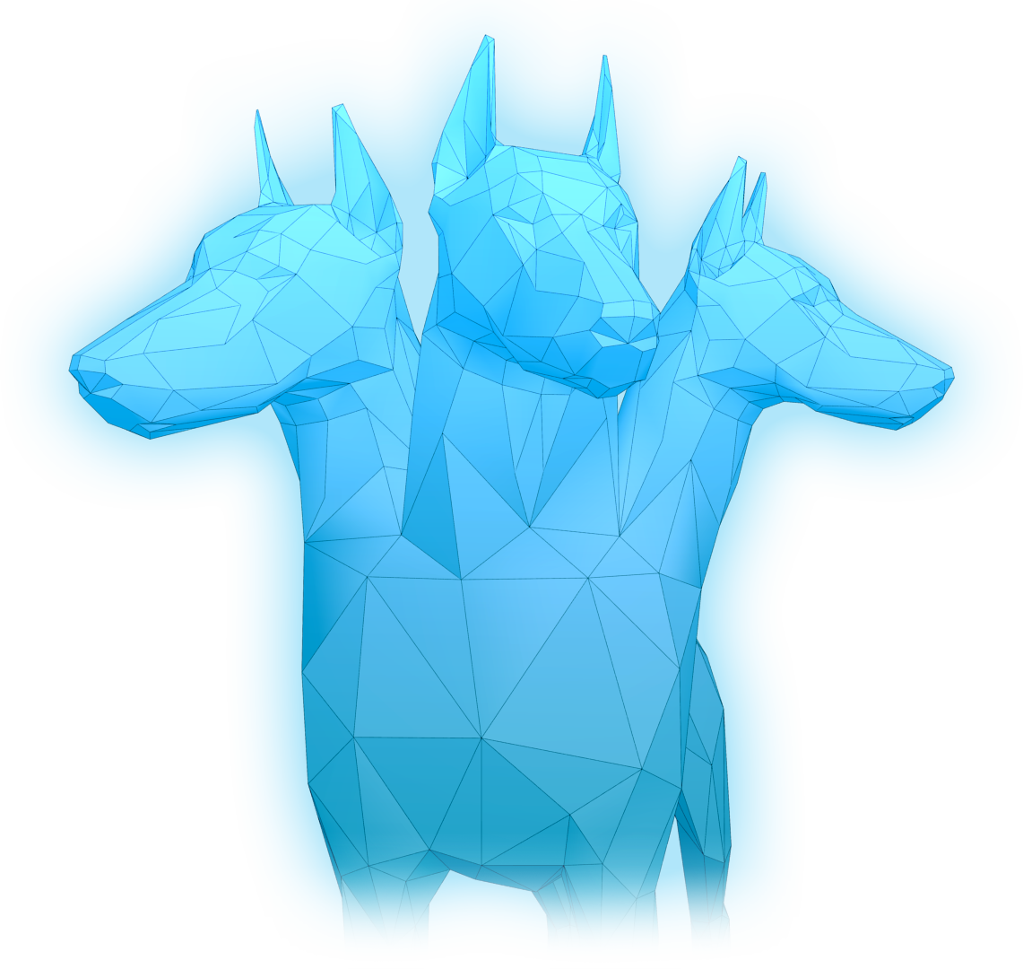 Download Cerberus - Origami | Transparent PNG Download | SeekPNG