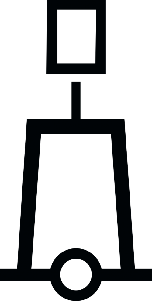 Beacon Symbol (500x986), Png Download