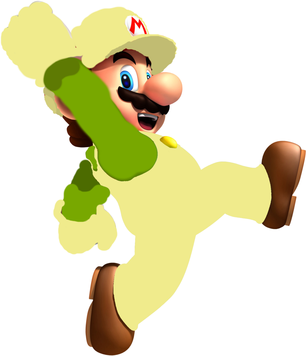 Mario Jumping Png - New Super Mario Bros Wii (1024x1190), Png Download