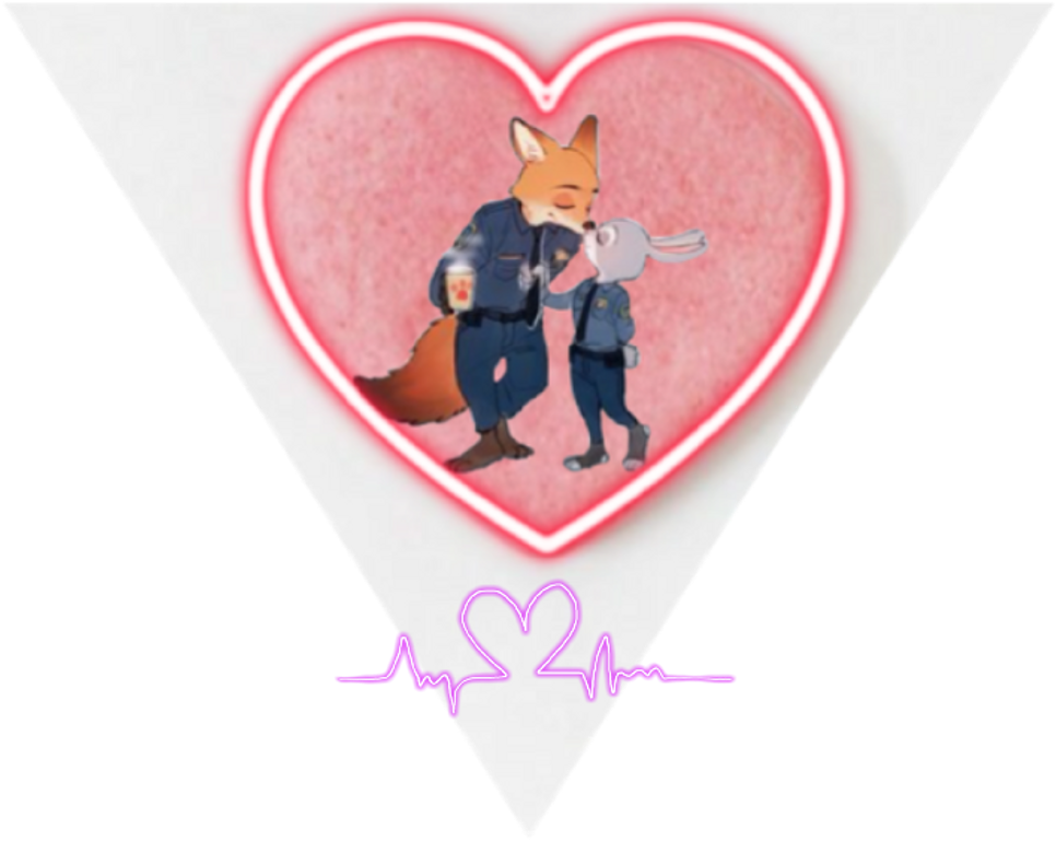 Download Zootopia Sticker - Heart | Transparent PNG Download | SeekPNG