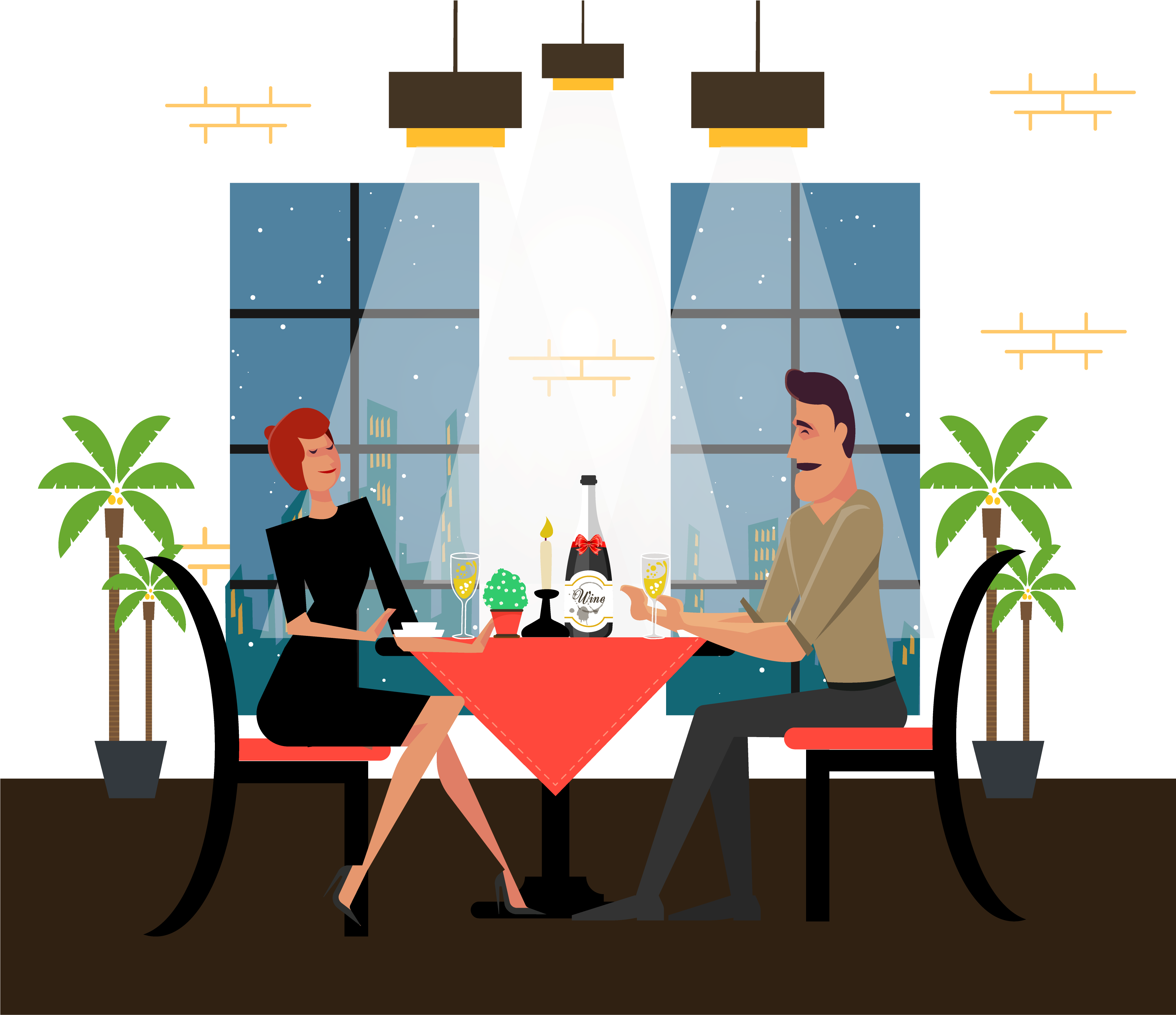 Clipart Transparent Library Couple Icon To Eat Transprent - Restaurant ...